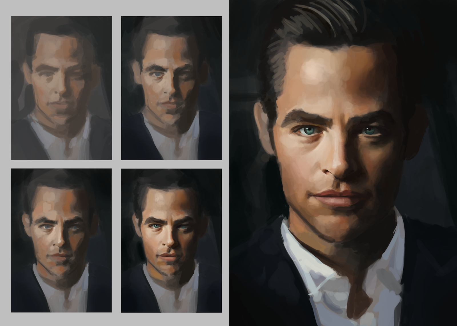 Dylan Driessen: Schoolism - Digital Painting with Craig Mullins: Week 1 + 2