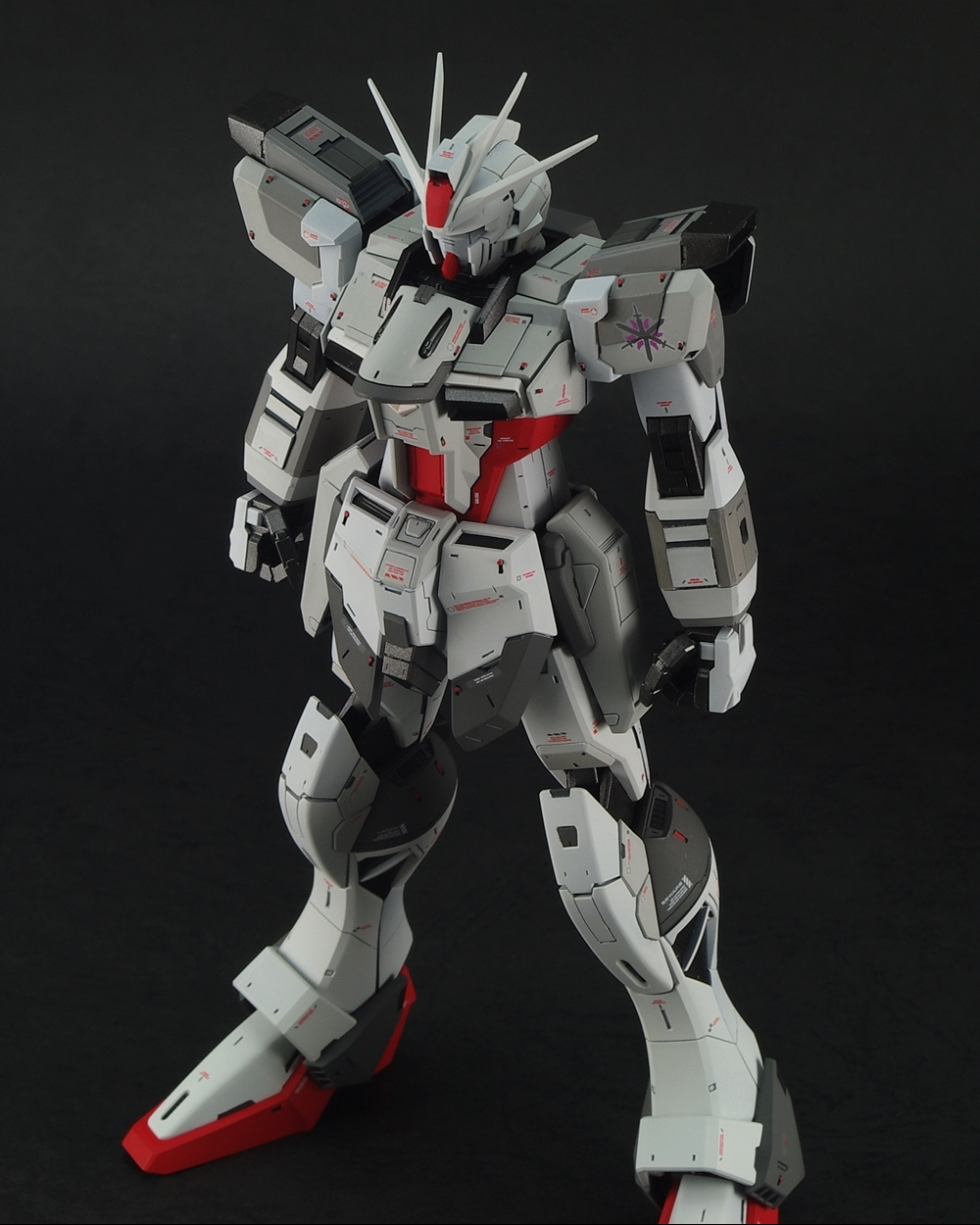 GUNDAM GUY: MG 1/100 Impulse Gundam Blanche - Custom Build