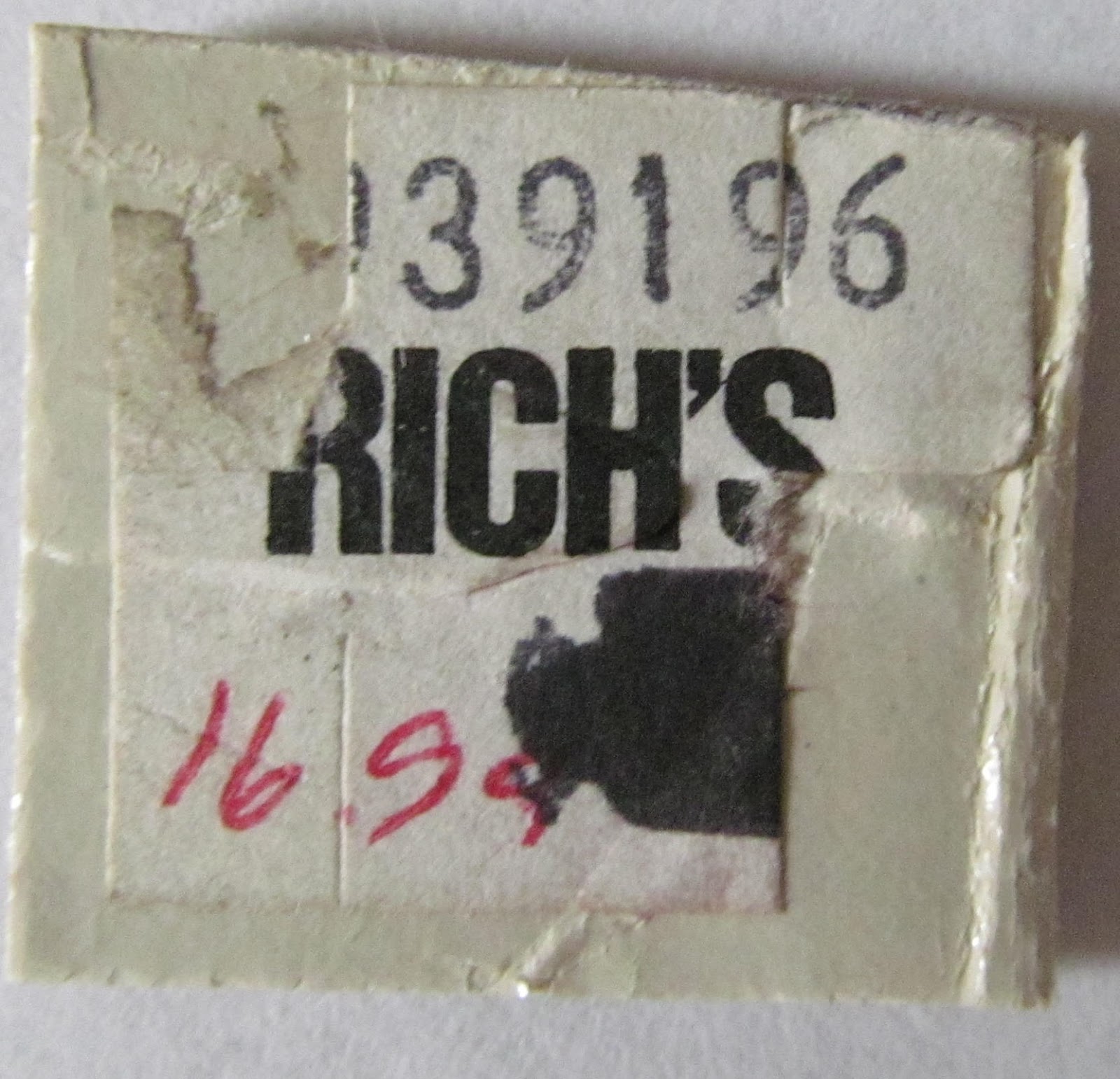 Trip to the Mall: Price Tag Chronicles: Old & Vintage Store Stickers