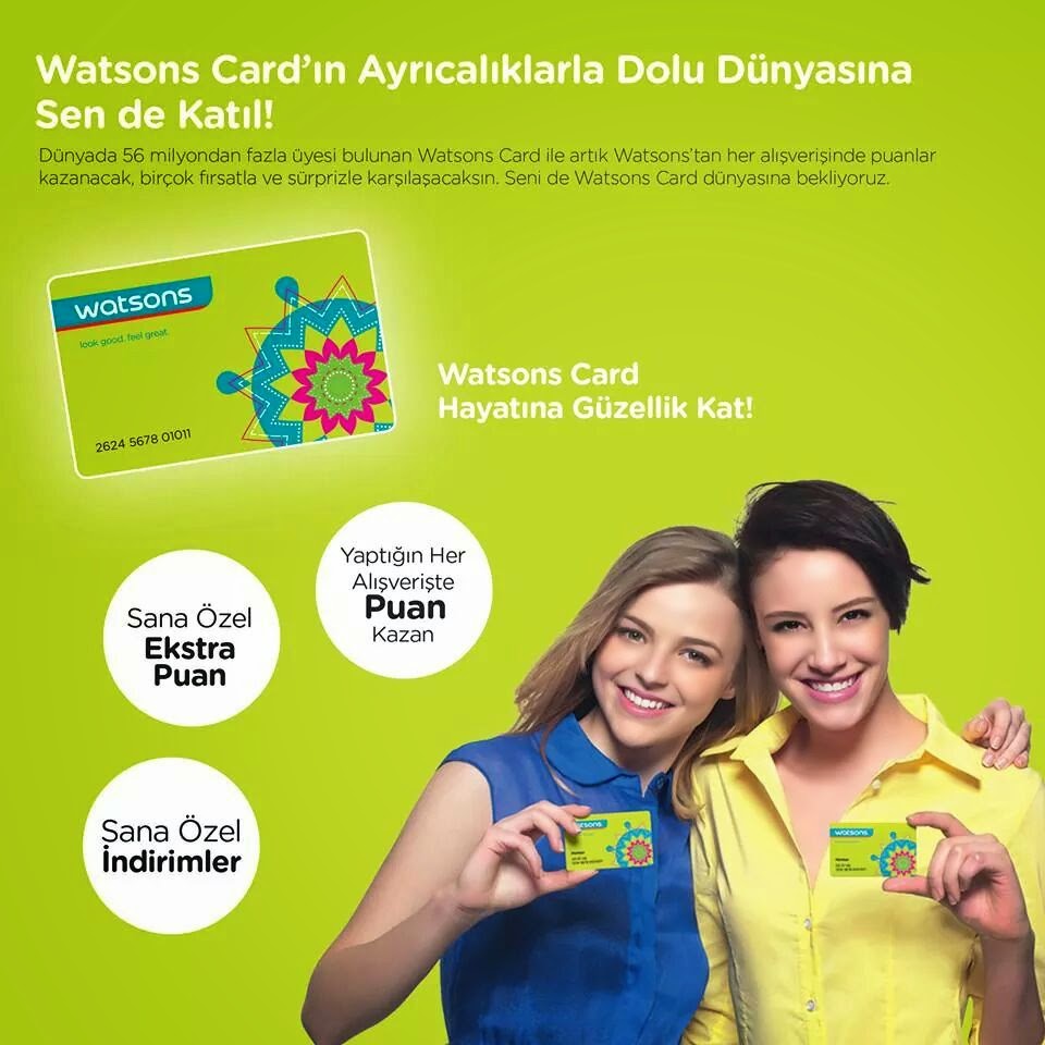 Hera'nın Paylaştıkları: Watsons Card