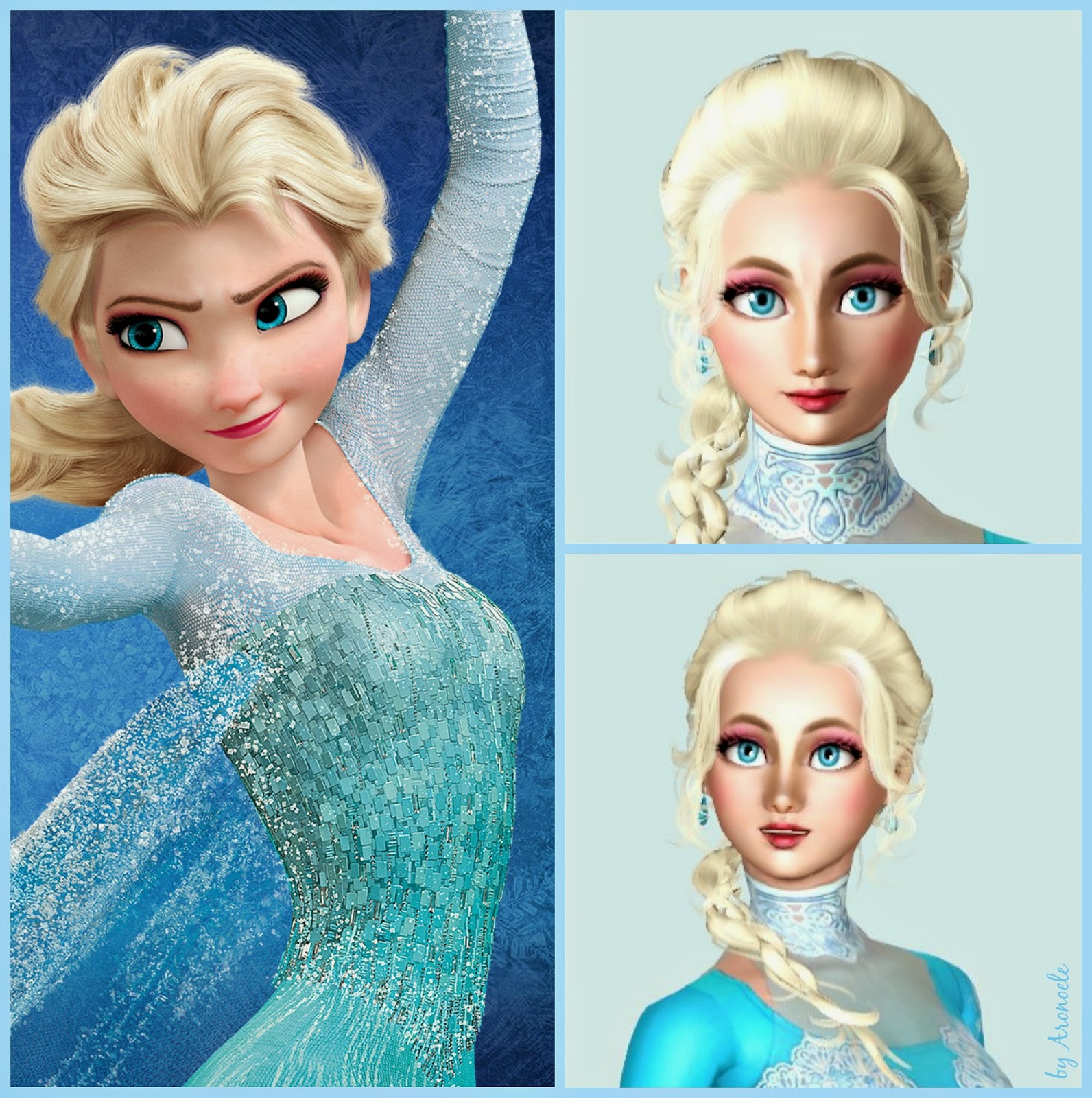 Aronoele Sims: Elsa - Frozen princess