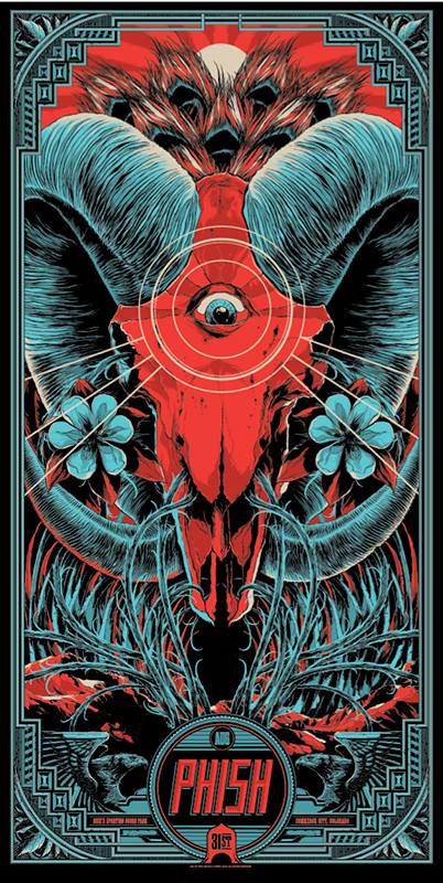 INSIDE THE ROCK POSTER FRAME BLOG: Phish Commerce City Posters by Ken ...