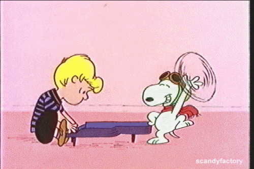 Snoopy Animated Renkli Duvar