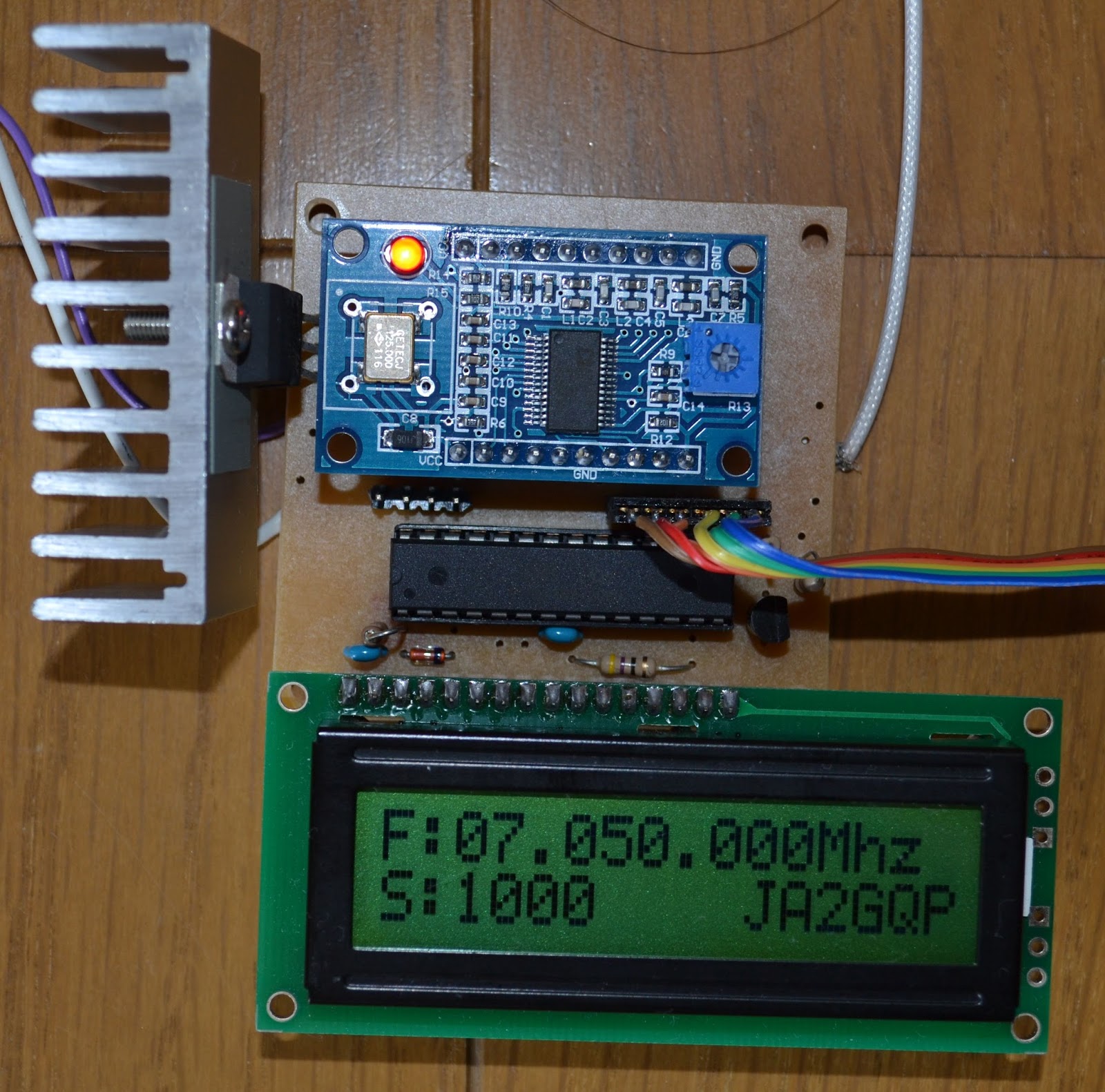 JA2GQP’s Blog: AD9850 DDS VFO PCB