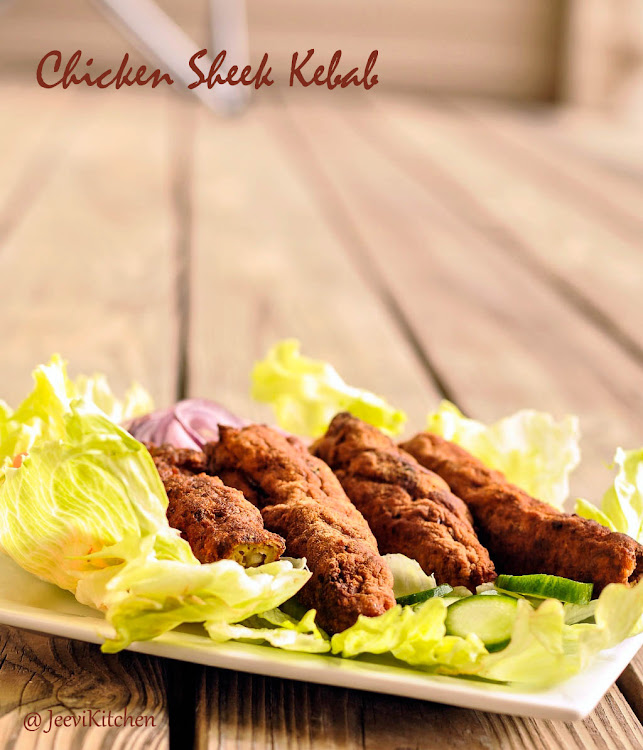 Jeevi Kitchen: Chicken Seekh Kebab