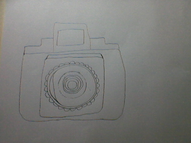 Desenhos das meninas mori: Como desenhar uma câmera fotográfica