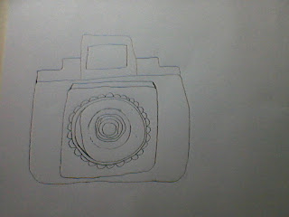 Desenhos das meninas mori: Como desenhar uma câmera fotográfica