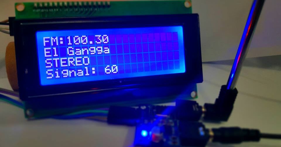 Membuat Radio FM Stereo Reciever dengan Arduino dan TEA5767 FM Module ...