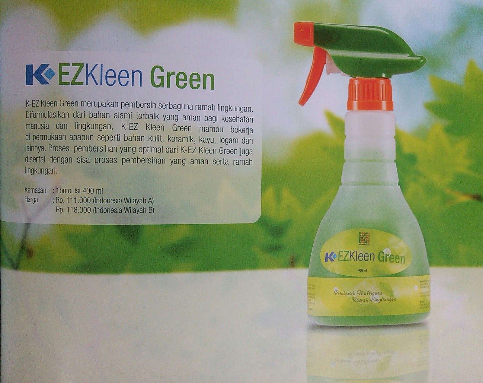 PRODUK KESEHATAN DARI K-LINK: PRODUK K- LINK "PEMBERSIH"