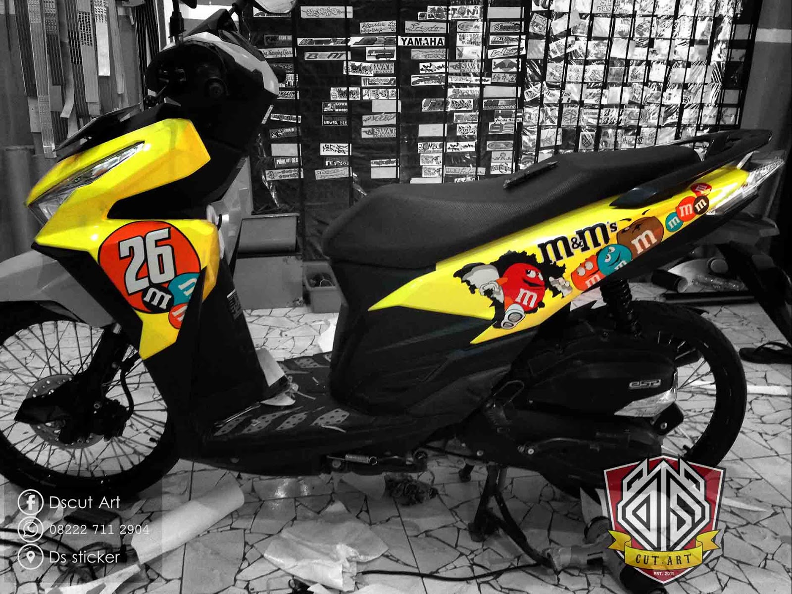 Foto Cutting Sticker Motor Vario 150 | Modif Sticker