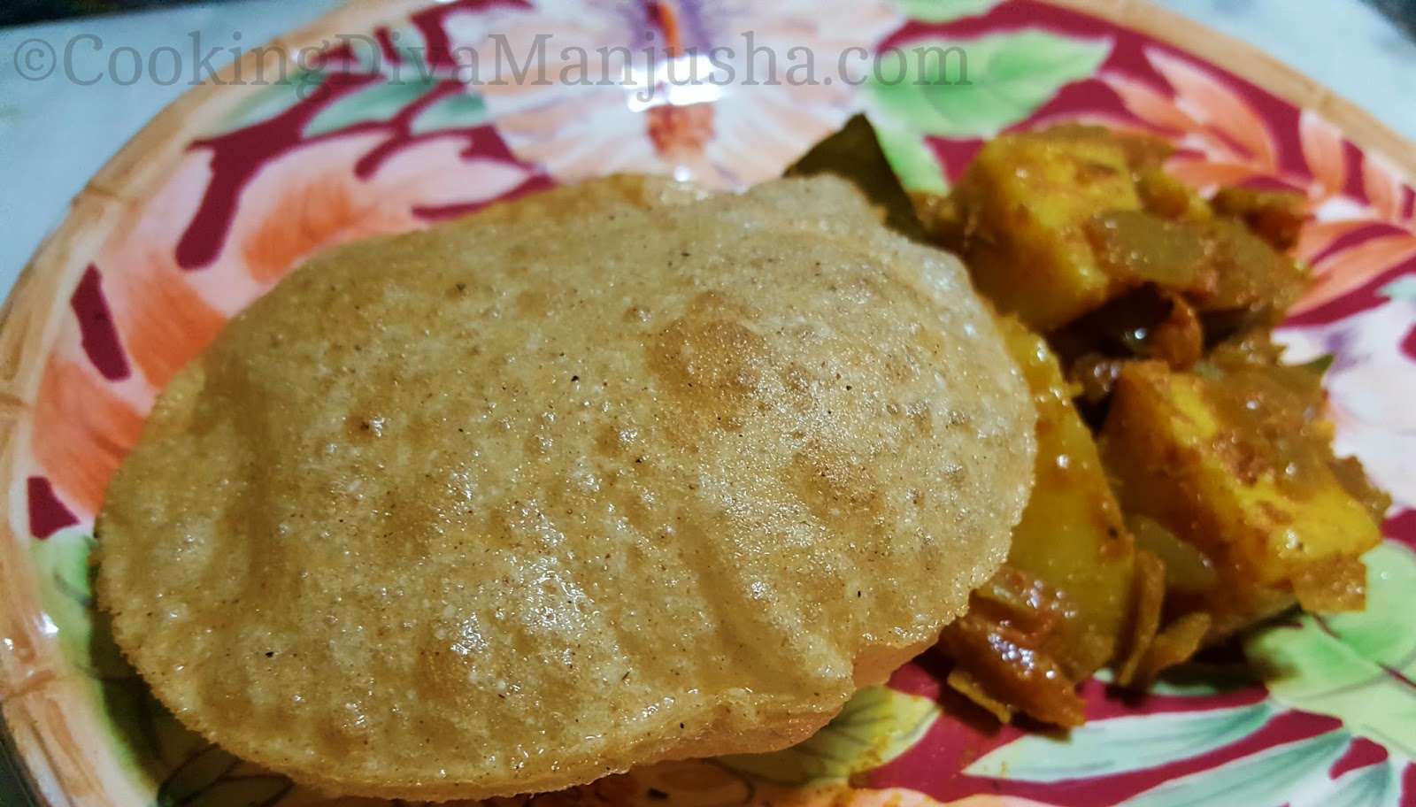 PURI OR POORI RECIPE - HOW TO MAKE PUFFY /FLUFFY soft poori