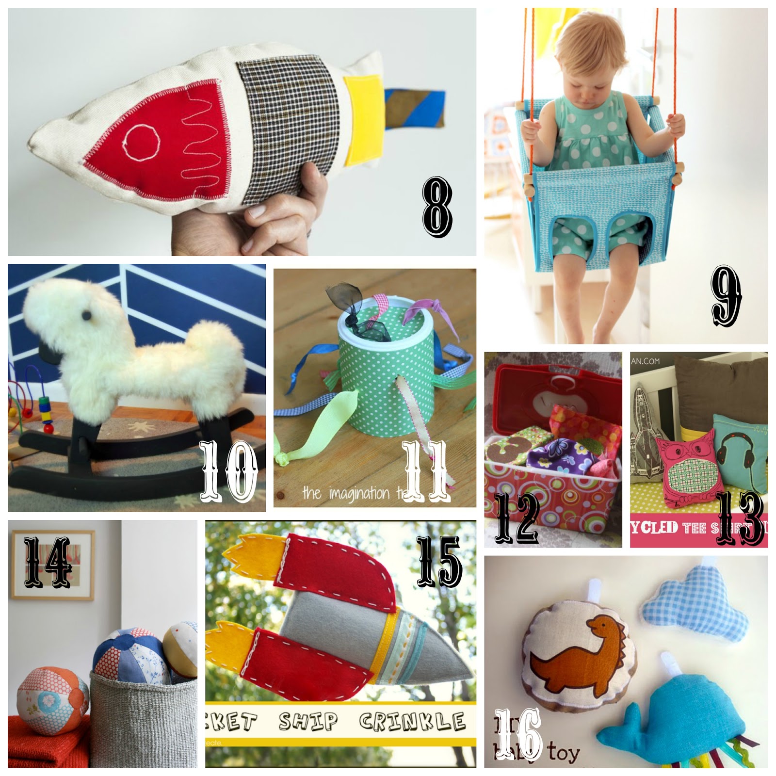 1. DIY Baby Blocks - Living Green and Frugally