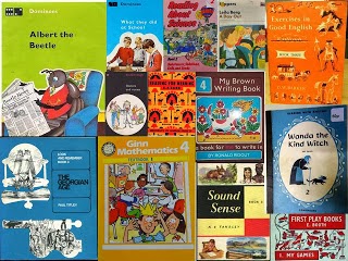 School Reading Books from the 50's, 60's 70's and 80's