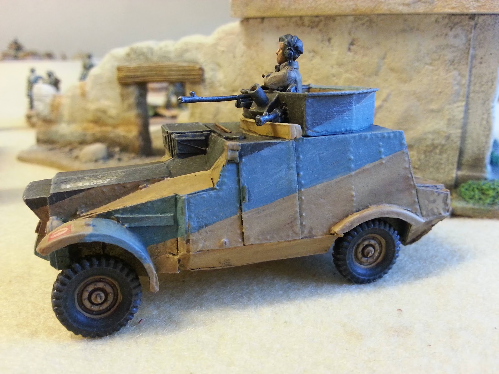 Yarkshire Gamer: Morris CS9 Armoured Car - 28mm WW2