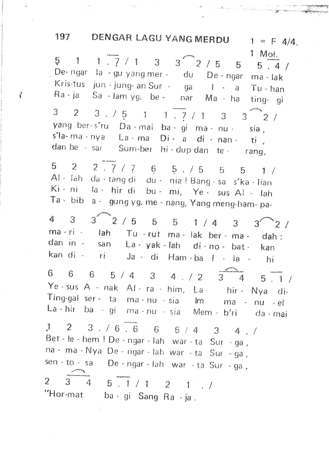 Nafiri Kemenangan: 197. Dengar Lagu yang Merdu Nafiri Kemenangan: 197. Dengar Lagu yang Merdu