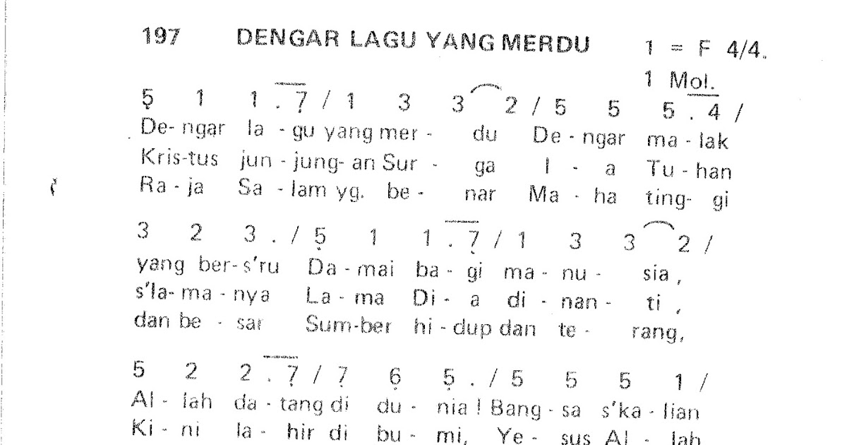 Nafiri Kemenangan: 197. Dengar Lagu yang Merdu Nafiri Kemenangan: 197. Dengar Lagu yang Merdu