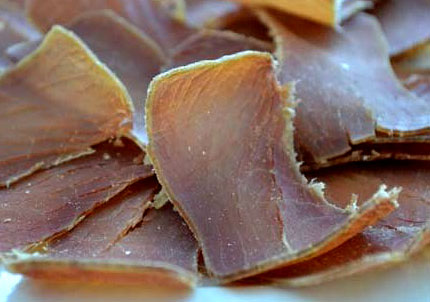 cais do sul: Sangacho de atum e Muxama