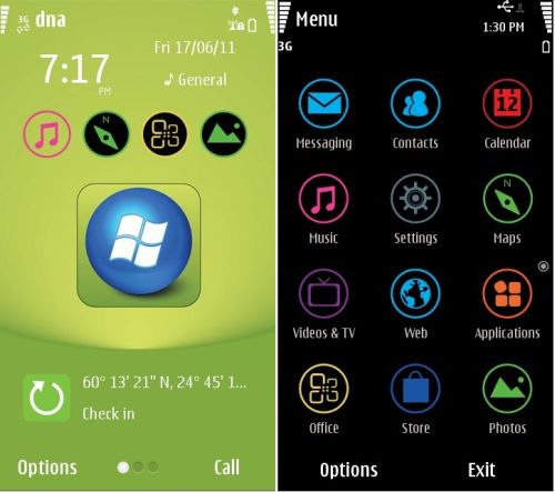 Windows phone 7 inspired Metro theme for S40 & Symbian^3 Nokia devices ...