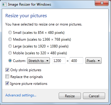 How to Resize the Image : Change the height and width - ENTERTAINMENT