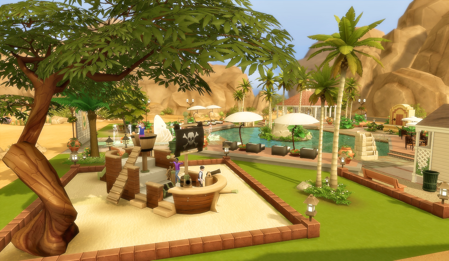 Oasis Springs Park - The Sims 4 - Via Sims