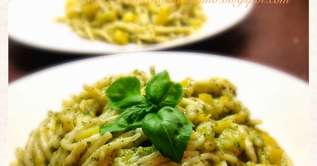 Forchetta e Cucchiaino: Trofiette profumate al pesto di basilico e ...