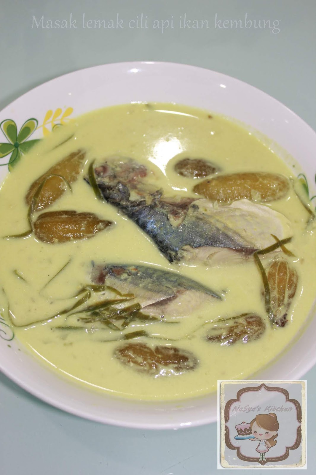 Dari Dapur NaSya: Masak lemak cili api ikan kembung