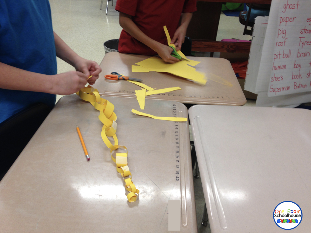 Paper Chain Challenge | One Room Schoolhouse