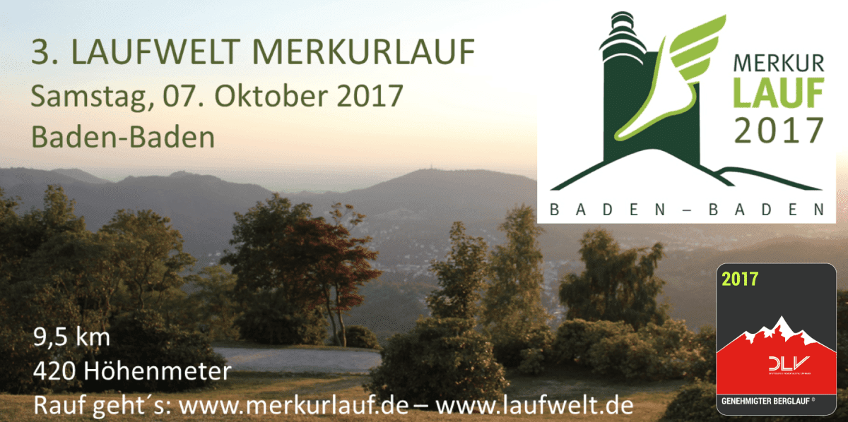 LAUFTHERAPIE UND LAUFTRAINING: Merkur-Lauf / Baden-Baden