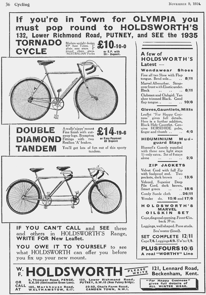 1971 W F Holdsworth Cyclone