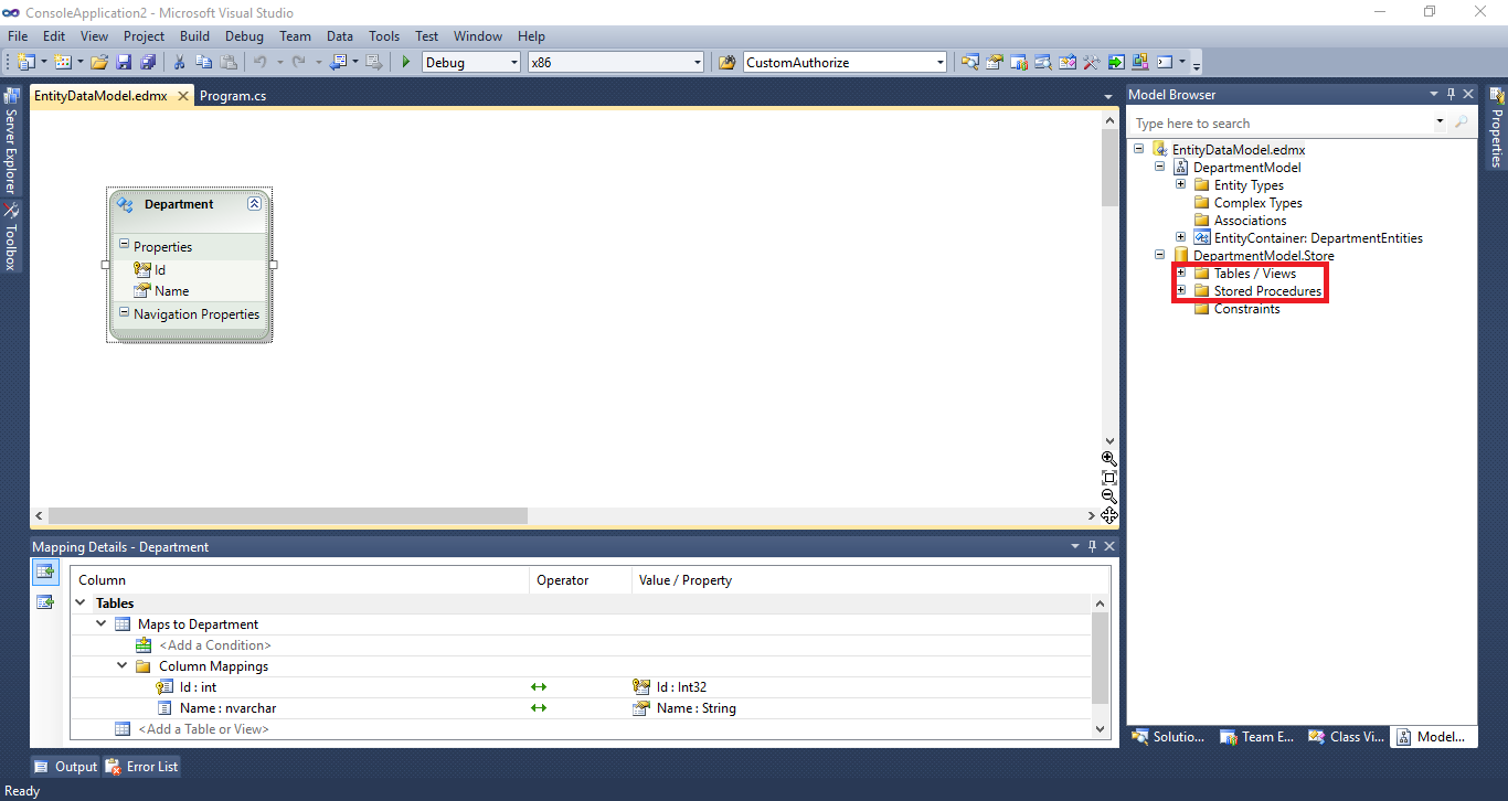 Dot Net Example: Add, Update and Delete Objects using Stored Procedure in Entity Framework 4.0