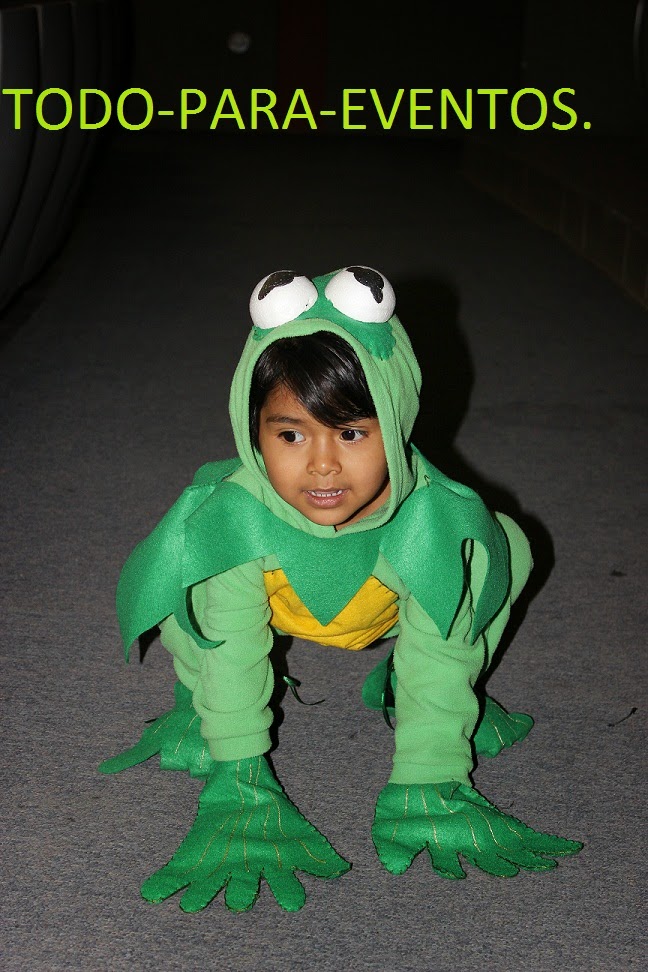 Todo Para Eventos: DISFRAZ DE RANA.