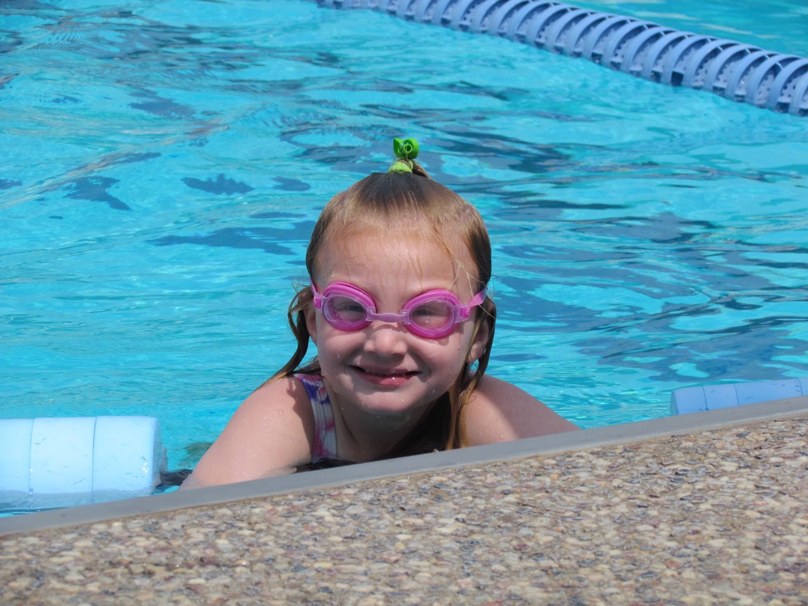 The Husker Family: Julia's Swimming Lessons