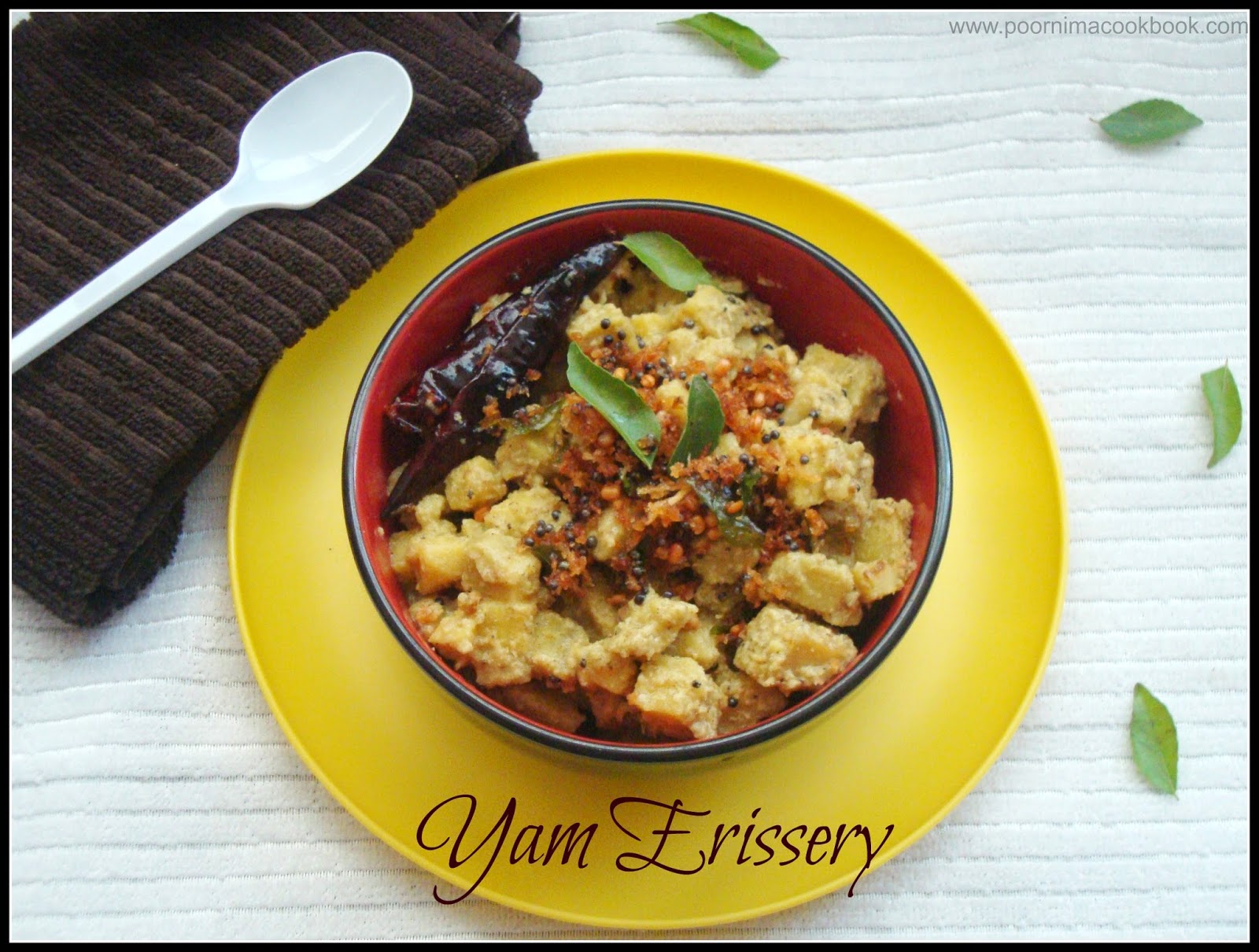 Poornima's Cook Book: Yam ( Chena ) Erissery / Erissery - Kerala Style ...