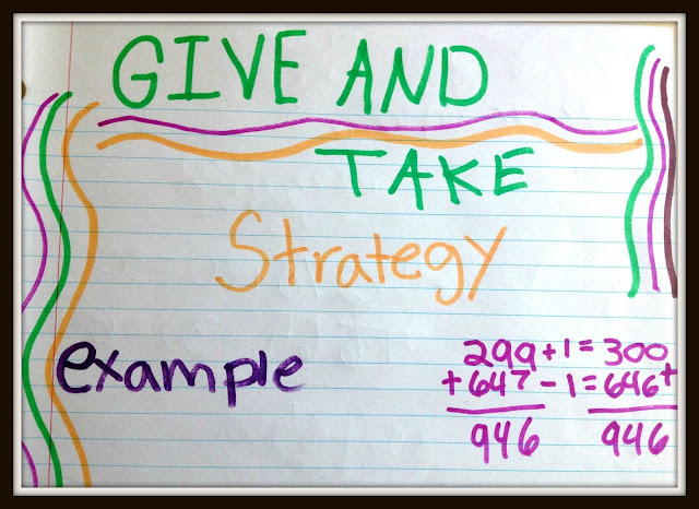 love2learn2day: Give (and Take!) Me a Great Addition Strategy