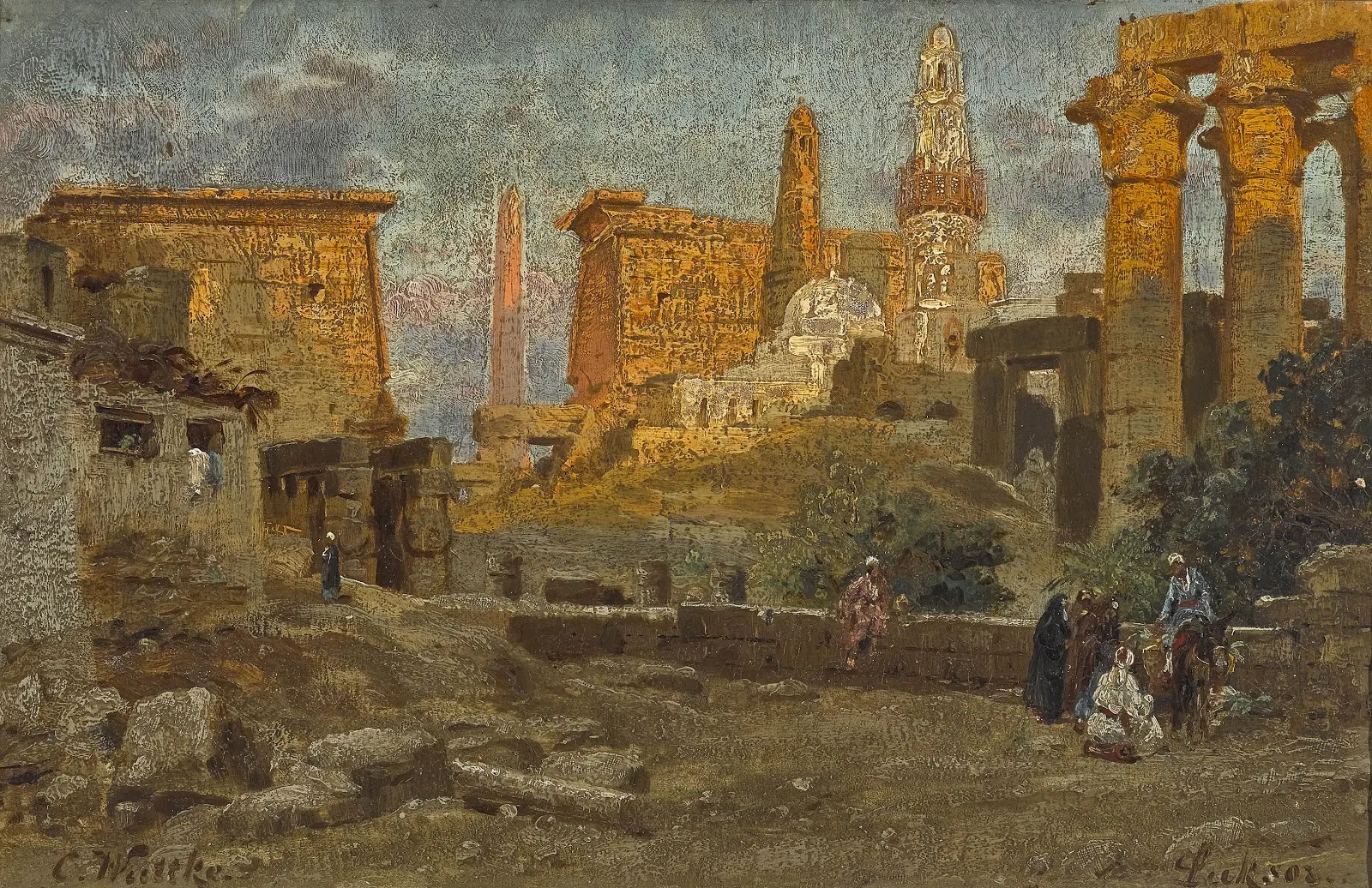 Carl Wuttke | Landscape / Architectural painter | Tutt'Art@ | Pittura ...