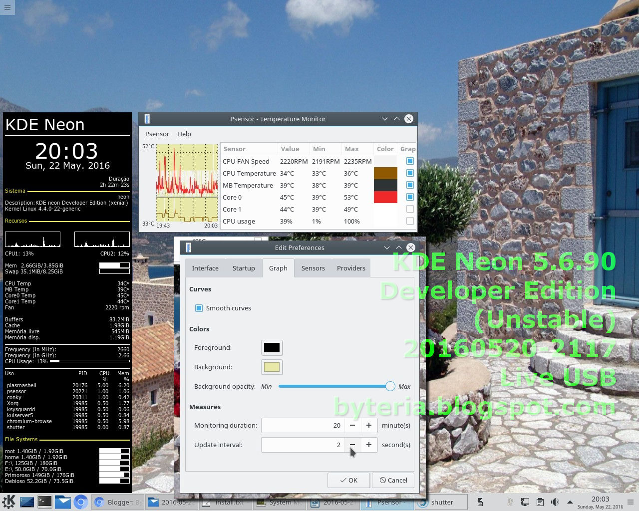 Byteria: Live KDE Neon Plasma (Wayland) Developer Edition Git-Unstable