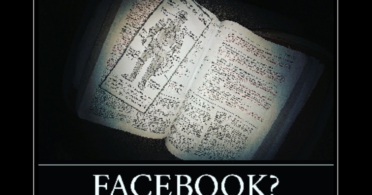 Facebook? No, put your face in The Book