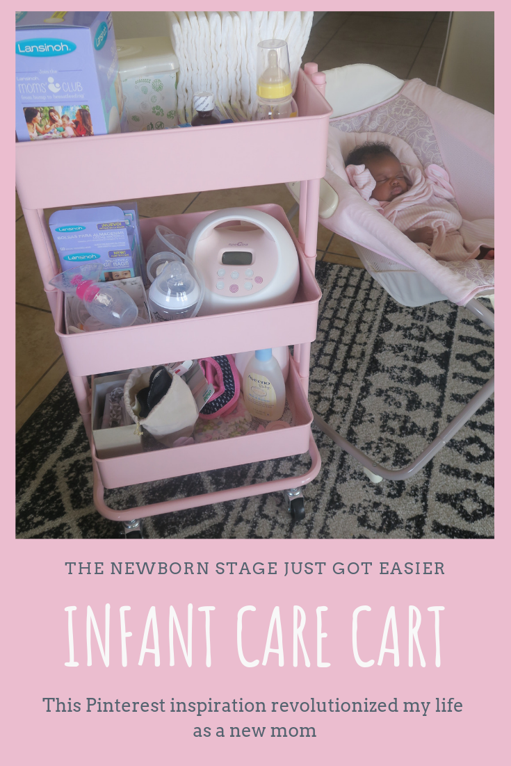 New Mom Life Hack: Portable Care Cart - She's Wright