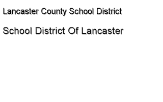 School District Of Lancaster - Lancaster County School District
