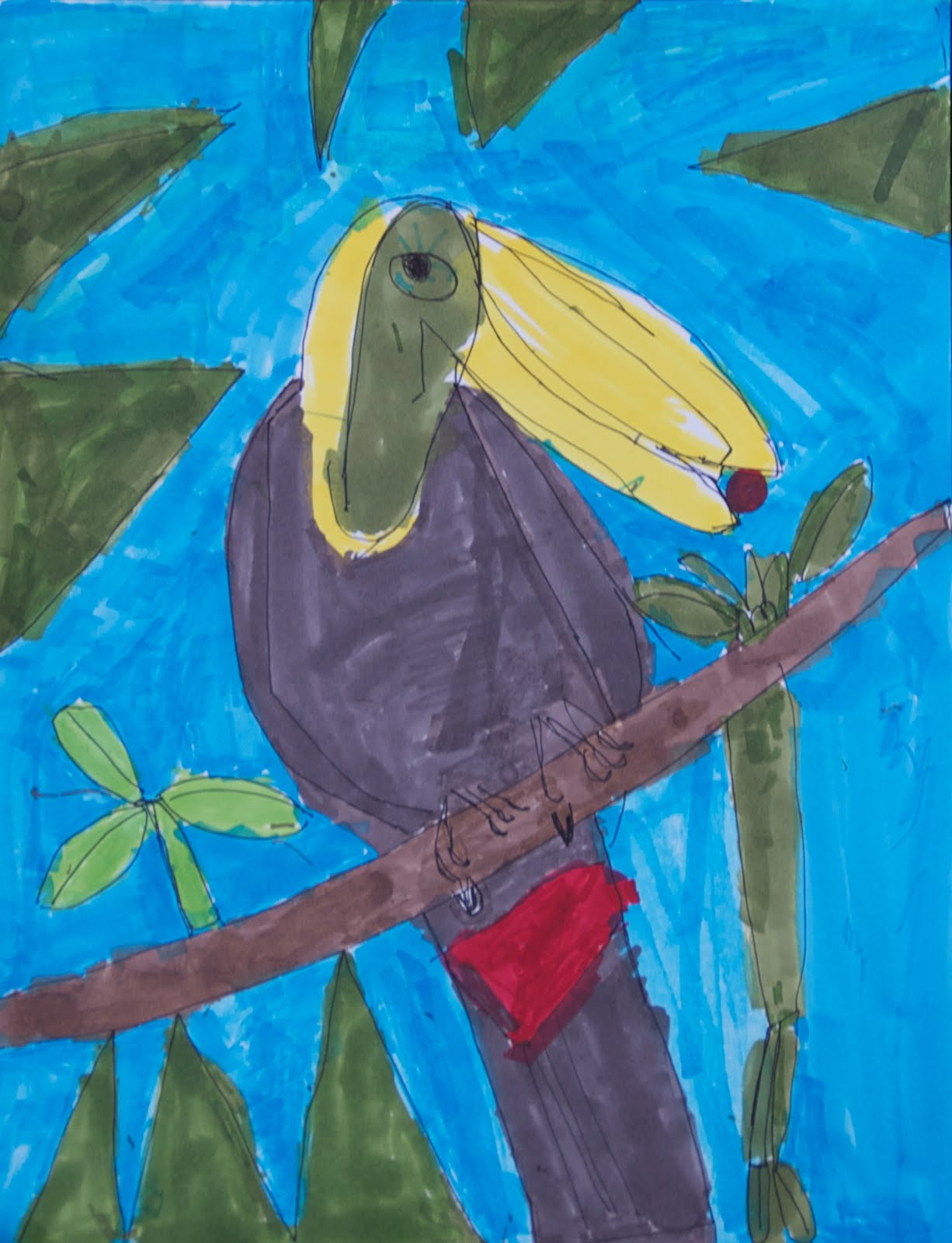 Art Classes for Homeschool Students: Henri Rousseau and the Toucan