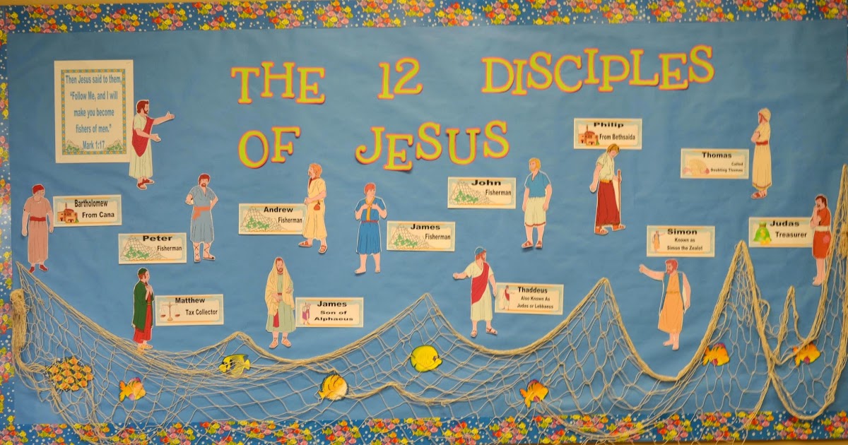 Bible Fun For Kids: Bulletin Board for the 12 Apostles of Jesus