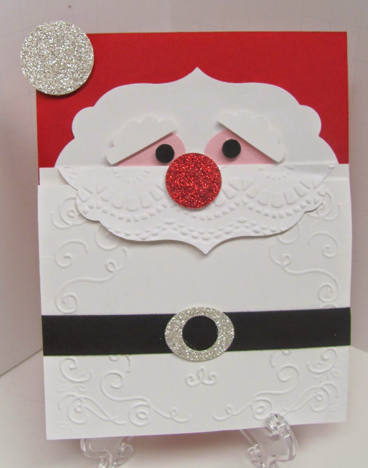 Personally Yours: Stampin' Up! Santa Face Card