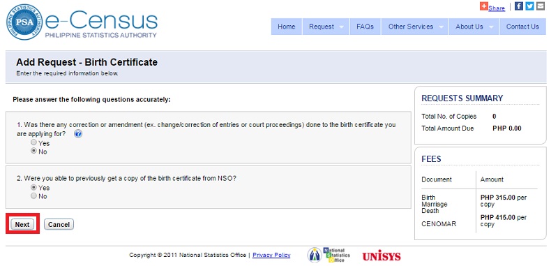 Order Your NSO Birth Certificate Online And Have It Delivered To Your ...