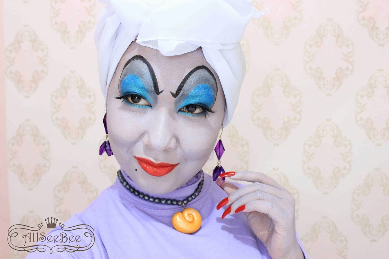 Disney Villains Diva Makeup Collaboration - Ursula (with tutorial)
