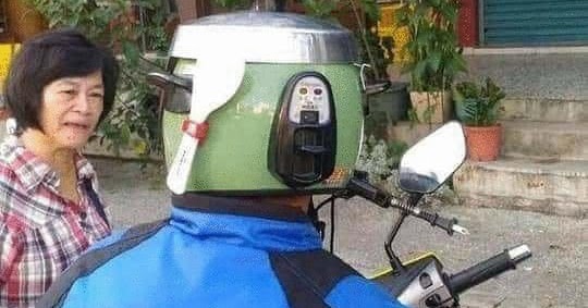 Motorcycle Helmets: Pressure cooker helmet