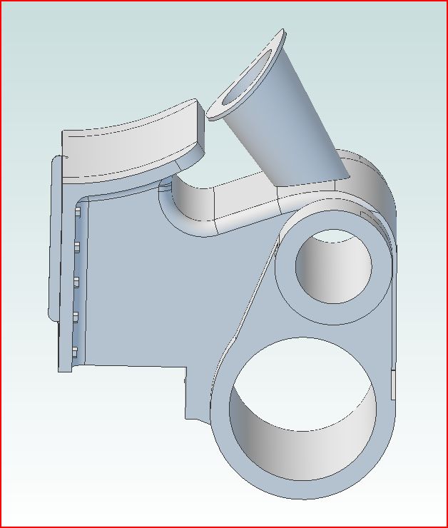 Model Locomotive with 3D Print Technology: Half-Cylinder Block