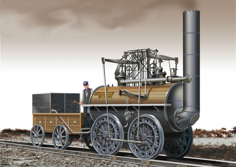 ILUSTRACIONES TRENES M. CONDE: GEORGE STEPHENSON