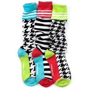 Shopahillic: Little Miss Matched- rock your socks