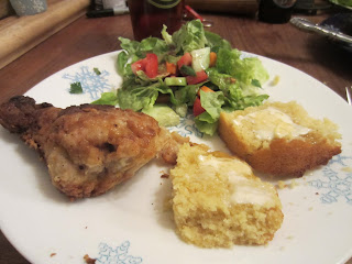 Sunday, dinner for two: Shallow Fried Chicken