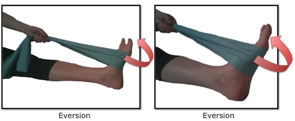 Exercise of the Day: Day 19- Ankle Inversion/Eversion with Theraband